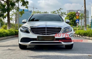 Mercedes C200 Exclusive Trắng Nội Thất Đen